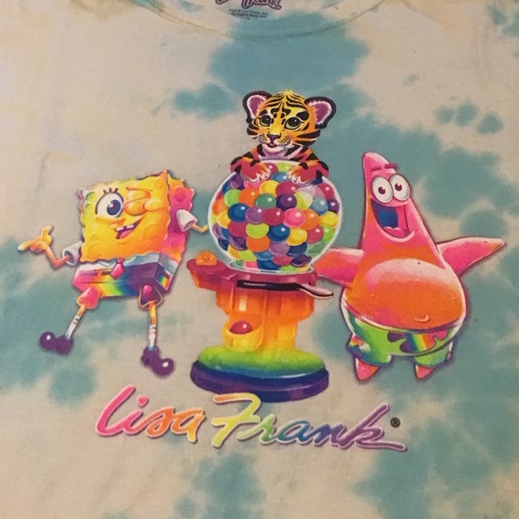 Lisa Frank | Tops | Lisa Frank X Nickelodeon Spongebob Tiedye Shirt 2xl ...